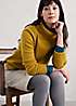 Seasalt Cornwall Yellow Braque Lambswool Blend Roll Neck Jumper ...