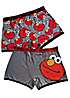 Sesame Street Men’s Pack of 2 Elmo Boxer Shorts | Kaleidoscope