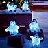 Set of 5 Acrylic LED Penguins by Kaleidoscope | Kaleidoscope