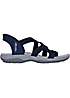 Skechers Blue Reggae Slim Stretch Flex Sandals | Kaleidoscope