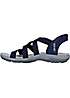 Skechers Blue Reggae Slim Stretch Flex Sandals | Kaleidoscope