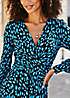 Sosandar Twist Front Midi Dress | Kaleidoscope