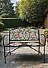 Suntime Floral Fiesta Mosaic Bench | Kaleidoscope