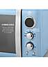 Swan SM22030LBLN Retro LED 20L Digital Microwave - 800W - Retro Blue ...