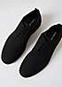 Threadbare Black Faux Suede Derby Shoes | Kaleidoscope