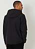 Threadbare Black Showerproof Hooded Microfleece Lined Jacket | Kaleidoscope