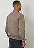 Threadbare Taupe Showerproof Patch Pocket Zip Up Jacket | Kaleidoscope