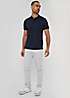 Threadbare Textured Hidden Placket Polo Shirt | Kaleidoscope
