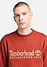 Timberland Established 1973 Embroidered Logo Crew Neck Sweatshirt ...