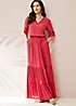Together Raspberry Maxi Dress | Kaleidoscope