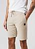 Tokyo Laundry Jogger Shorts with Logo Badge & Drawstring | Kaleidoscope