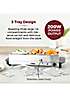 Tower T16150 Buffet Server with 3 x 1.5L Tray Capacity & Adjustable ...