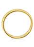 Tuscany Gold 9ct Yellow Gold Slanted Ladder Ring | Kaleidoscope
