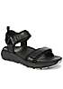 Vionic Black Walk Max Wanderer Men’s Arch Support Walking Sandals ...