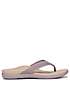 Vionic Tide 2.0 Purple Regular Fit Arch Support Toe Post Sandals ...