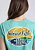 Weird Fish Seashore Graphic Slub Tee | Kaleidoscope