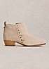 White Stuff Grey Willow Stud Ankle Boots | Kaleidoscope