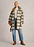 White Stuff Marlowe Reversible Check Coat | Kaleidoscope