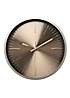 William Widdop Interval Bronze Wall Clock by Widdop & Co | Kaleidoscope