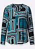 Witt Geometric Print Blouse | Kaleidoscope