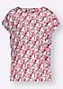 Witt Graphic Print Round Neck Blouse | Kaleidoscope