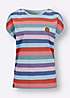 Witt Horizontal Stripe Top | Kaleidoscope
