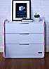 X Rocker Electra Chest of 3 Drawers - App Controlled LED Lights - White ...