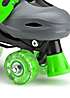 Xootz Xootz LED Quad Skates - Green | Kaleidoscope