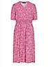 Yours Curve Abstract Notch Neck Maxi Dress | Kaleidoscope