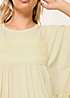 Yours Curve Crochet Drape Sleeve Blouse | Kaleidoscope