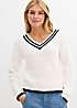 bonprix Relaxed Fit Cricket Jumper | Kaleidoscope